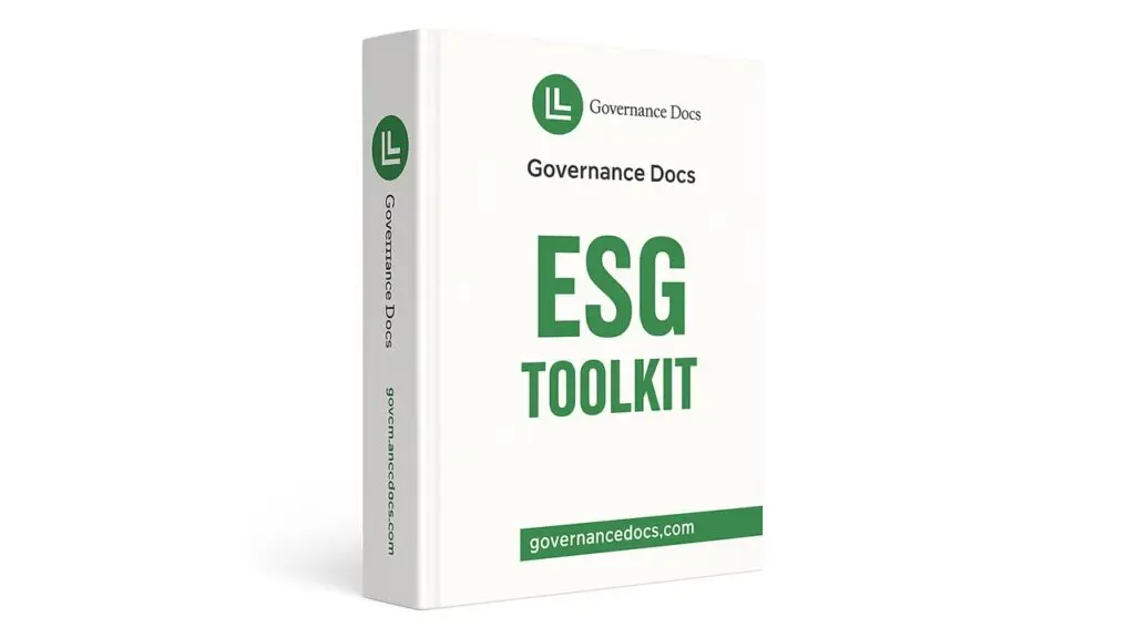 ESG Toolkit - 20+ Comprehensive Templates! - ISO Toolkits